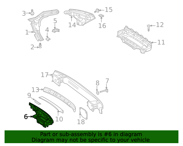 2019-2021 Mercedes-Benz Center Reinforced 290-885-40-00 | MB OEM Parts