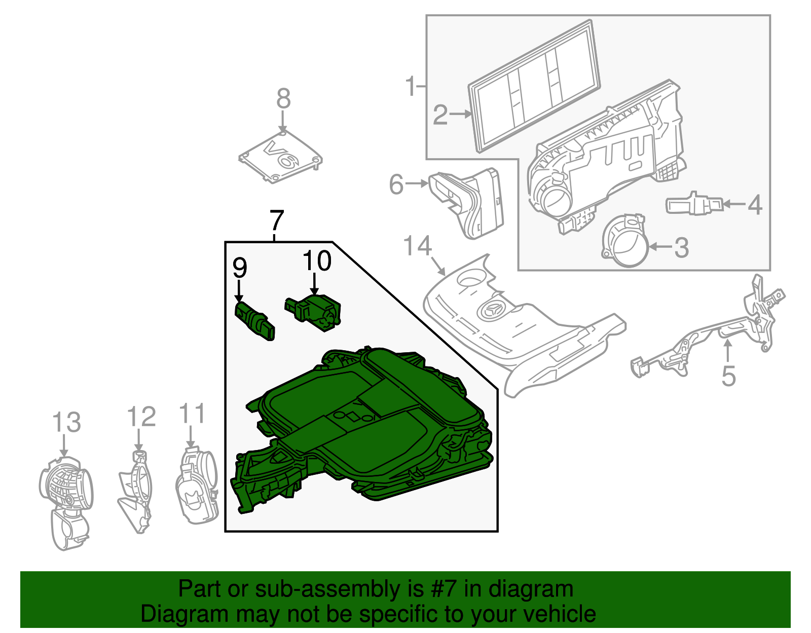 2012-2018 Mercedes-Benz Intake Plenum 276-140-30-01 | Retail ...