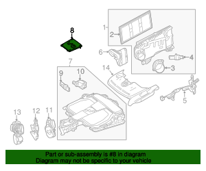 276-141-00-21 - Intake Manifold Cover Plate 2012-2018 Mercedes-Benz ...