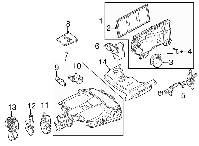 2012-2018 Mercedes-Benz Intake Plenum 276-140-30-01 | AutoNationParts.com