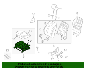 88500-4C010 - Seat Adjuster 2012-2015 Kia Optima | Kia.Parts Store