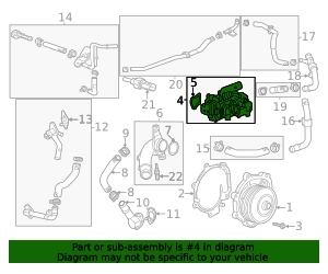 2020-2024 GM Engine Coolant Flow Control Valve 24001355 | GM Parts Center