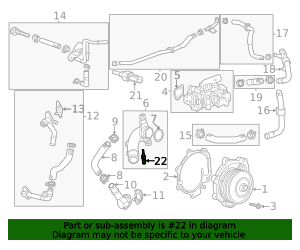 55497116 - Engine Coolant Temperature Sensor 2019-2025 GM | Chevrolet ...