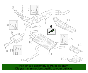 2018-2025 Volkswagen Converter & Pipe Repair Kit 5QA-298-144 | OEM ...