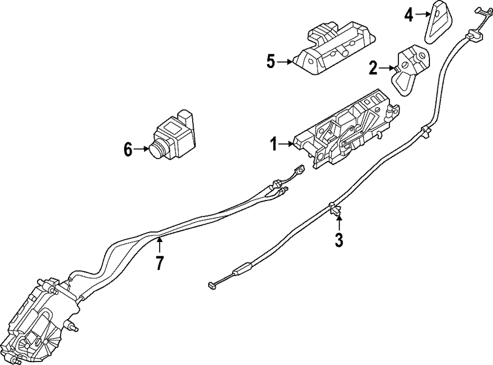 51-24-7-430-626 - 2020-2024 BMW - Trunk Lock Actuator Motor | BMWPartsHub