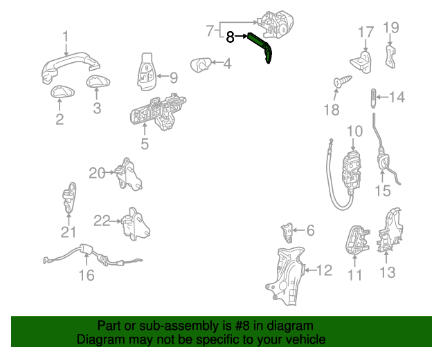 Genuine OEM Vehicle Key | 000-766-09-00 | Fits Select 2010-2021 ...
