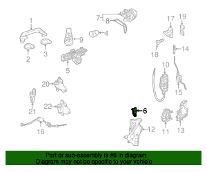 204-723-04-11 - Handle Base Bracket 2012-2015 Mercedes-Benz | Mercedes ...