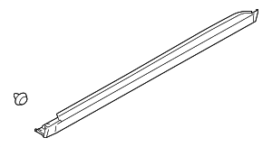 2020-2025 Subaru Outback Rocker Molding 91112AN03A | Subaru Parts Store