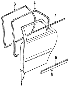 Weather Stripping | Mitsubishi Parts On Sale