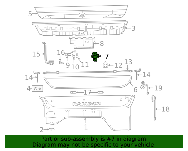 82215261AB - 20-Inch Luxury Wheel - 2019 2020 Ram 1500 | Mopar Parts Canada