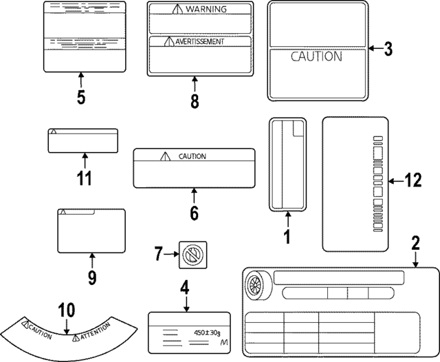 2024 Toyota GR86 Emission Label SU003-11688 | Toyota Parts Center