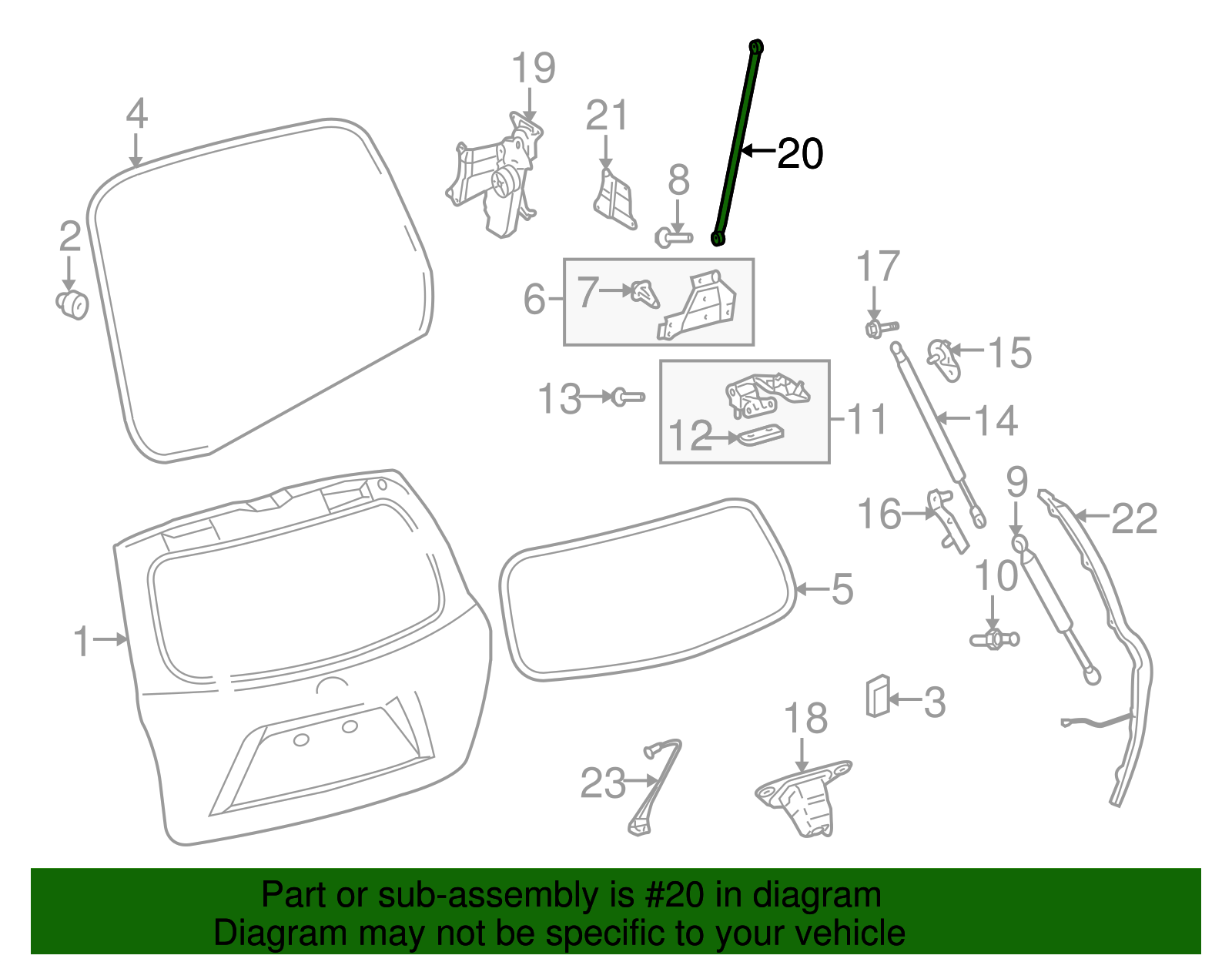 85475-48010 - Motor Rod 2008-2010 Toyota Highlander | Longo Toyota Parts