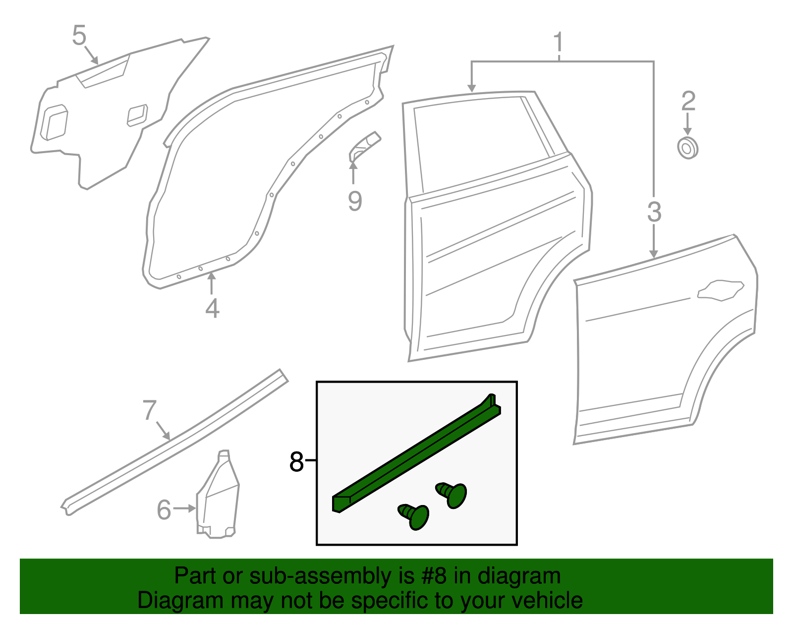 82839-6MA0A - Lower Seal 2017-2019 Nissan | Nissan Parts & Accessories ...