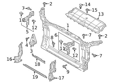 Radiator Support for 2020 Audi S7 Sportback | Audi OEM Parts Online