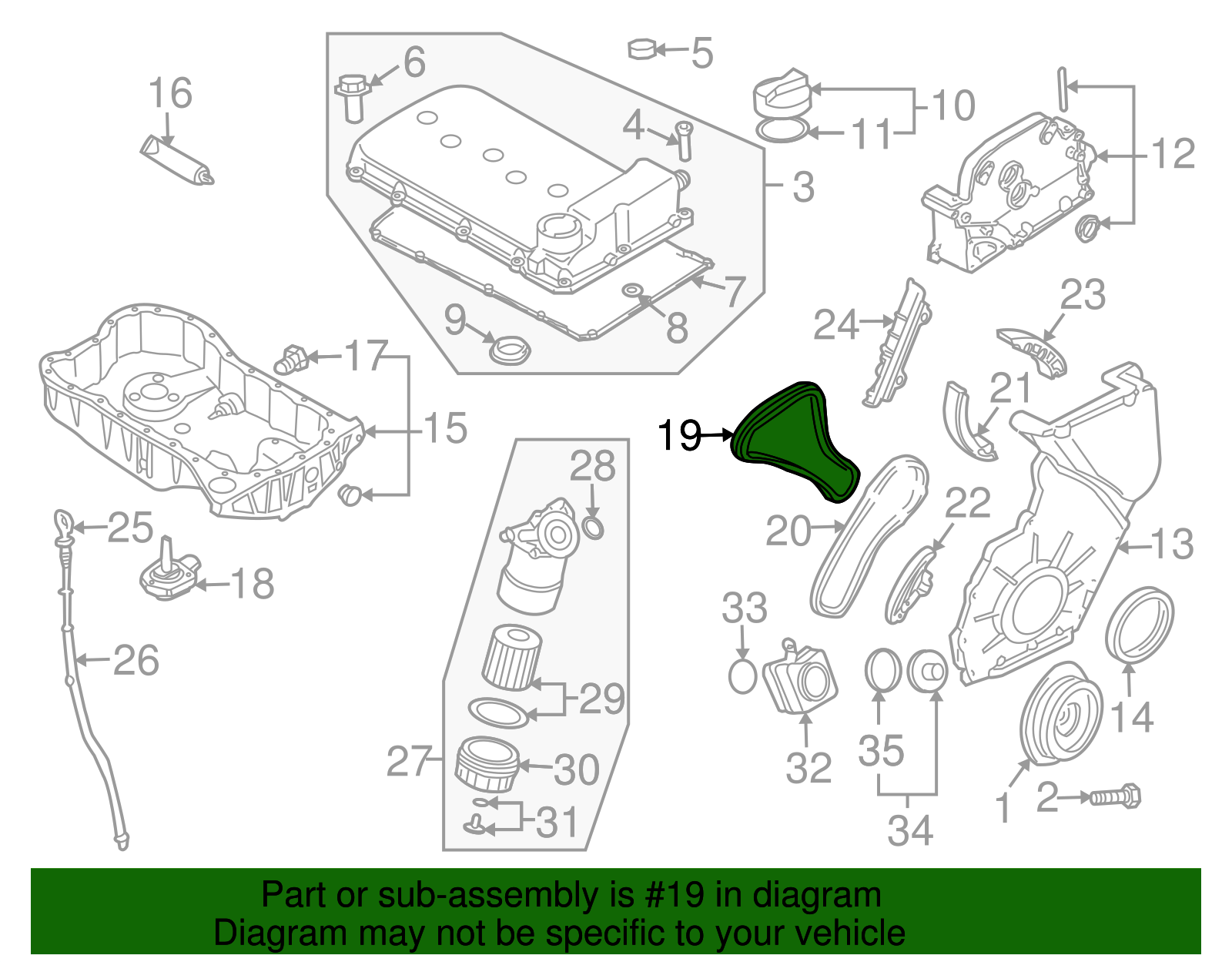2004-2010 Audi Timing Chain 03H-109-503-B | Audi USA Parts