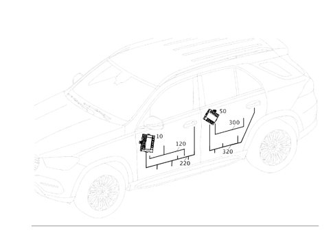 Door Wiring Harness and Door Control Module for 2020 Mercedes-Benz GLE ...