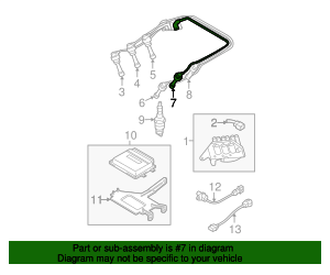 27450-37200 - Plug Wire 2005-2010 Kia Sportage | Kia.Parts Store