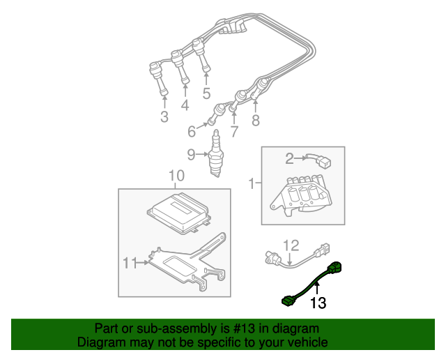 39250-37150 - Knock Sensor 2001-2010 Kia | Kia.Parts Store