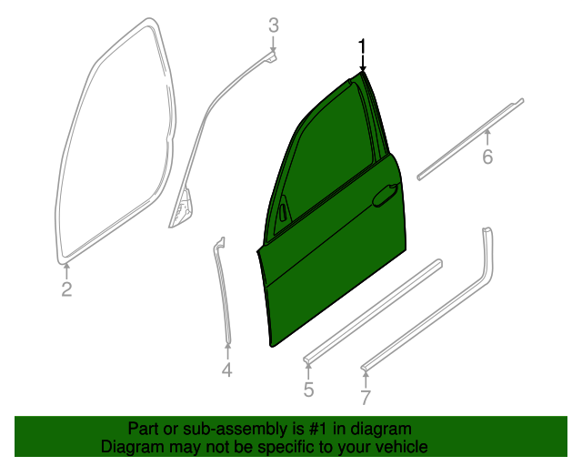 Genuine BMW 41-51-8-215-310 | Door Shell | FREE Shipping on Most Orders ...