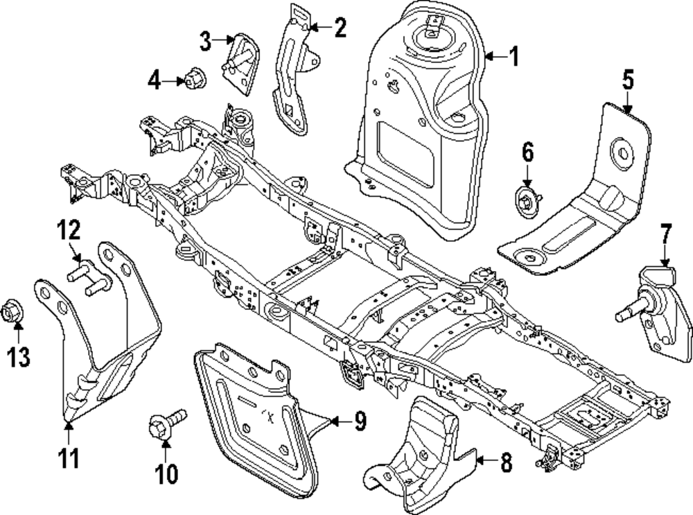 2023-2024 Ford Shock Mount PC3Z-18169-A | OEM Parts Online