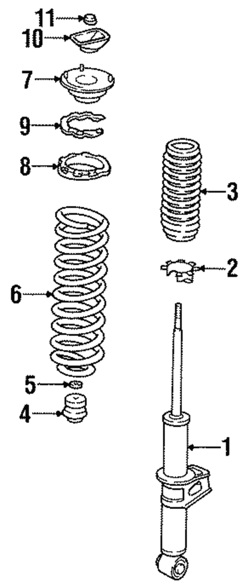 1995-1998 Porsche 911 Rubber mounting for shock absorber for Porsche ...