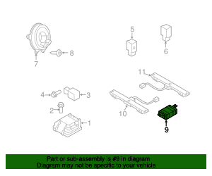 2007-2015 Mazda CX-9 Occupant Module TD11-67-SW0B | Mazda Parts Advantage