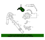 2003-2007 Ford Air Inlet Duct 3C3Z-9C623-AA | TascaParts.com