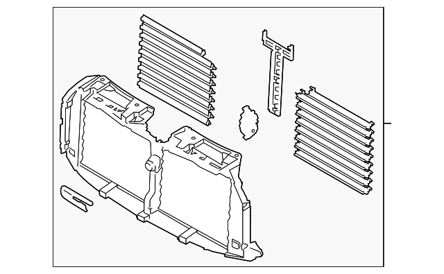 2015-2017 Ford F-150 Radiator Shutter Assembly FL3Z-8475-F | Blue ...