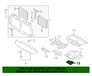 FL3Z-5D032-C - fl3z-5d032-c S2014 2015 2016 2017 2018 2019 Ford F150 ...