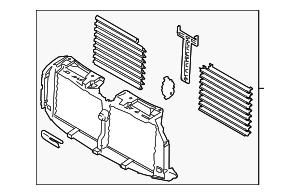 2015-2017 Ford F-150 Radiator Shutter Assembly FL3Z-8475-F | TascaParts.com