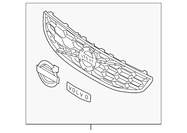 2015-2018 Volvo Grille Assembly 31425492 | OEM Parts Online