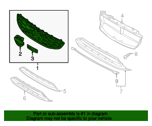 2015-2018 Volvo Grille Assembly 31425492 | OEM Parts Online