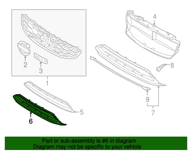 2015-2018 Volvo V60 Cross Country Protect Plate 31455449 | TascaParts.com