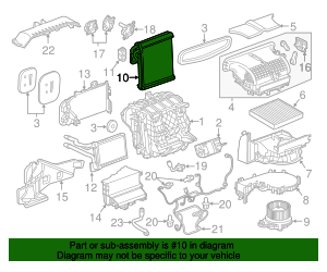 2016-2023 GM Air Conditioning Evaporator 84836247 | AutoNationParts.com