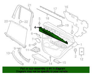 51-42-8-093-536 - Upper Trim Panel 2018-2021 BMW | AutoNationParts.com
