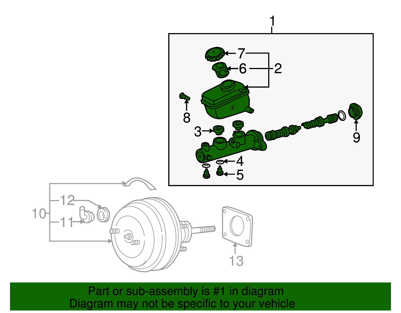 2002-2005 Lexus IS300 | Master Cylinder | 47201-53180 | Express Lexus Parts