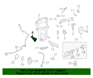2007-2009 Porsche 911 Oil Reservoir Support 997-207-417-71 | Porsche Marin