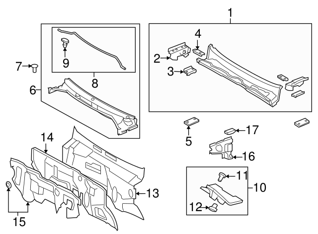 53383-60070 - Seal To Hood 2008-2021 Lexus LX570 | AutoNationParts.com