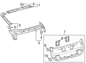 2010-2015 Toyota Lower Trim Panel 67750-47071-C0 | Toyota Parts Center