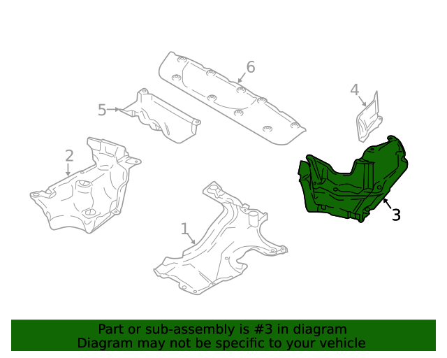 51757374769 - 2018-2019 BMW 640i xDrive Gran Turismo Side Shield (51-75 ...