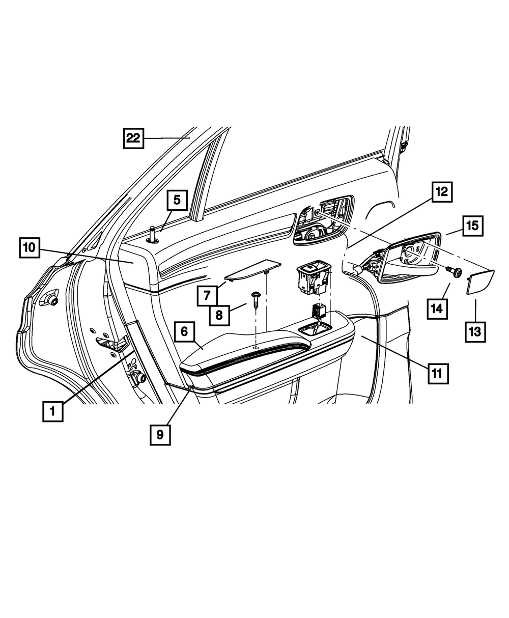 2011-2023 Mopar Release Handle Bezel Cover, Left 1RJ87DX9AC | Mopar eStore