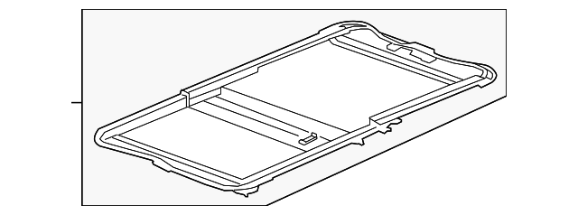2010-2017 GM Black Sunroof Housing 23288543 GM | GMPartsDirect.com