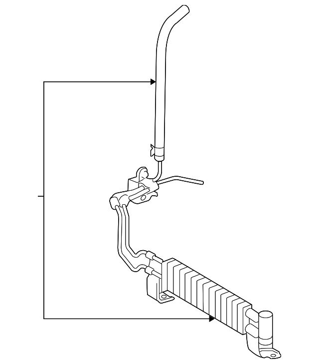 44402-60051 - Power Steering Cooler 2008-2021 Toyota Land Cruiser ...